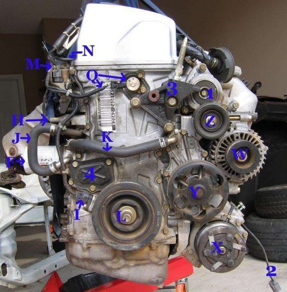 Honda Element K24 Part and Sensor Location Master List – Honda Element ...