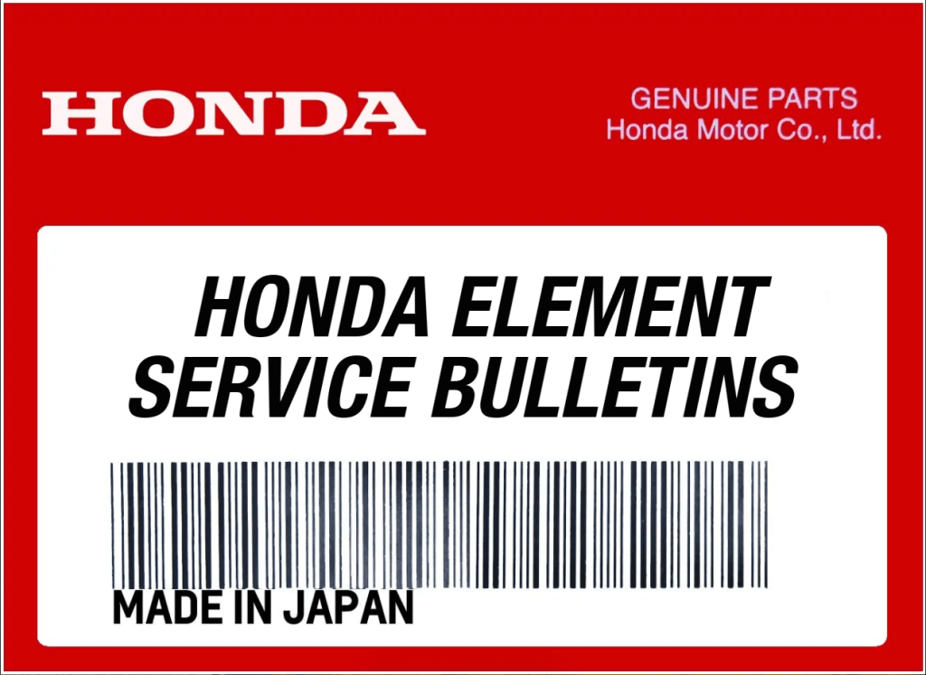 The #1 Source of Honda Element Parts, Repair Guides and Diagnostic ...